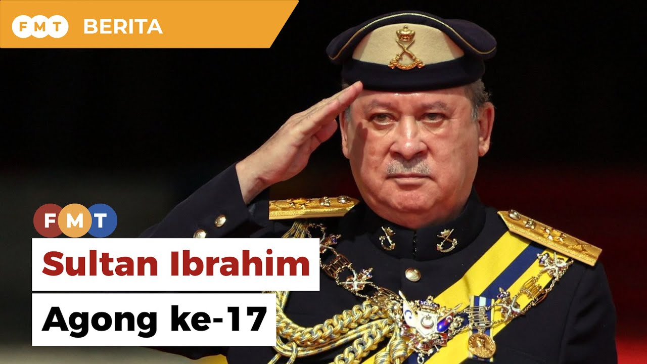Sultan Ibrahim angkat sumpah Agong ke-17 - YouTube