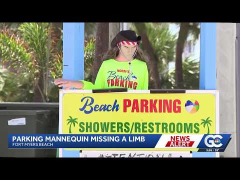 Fort Myers Beach community rallies after Manny the mannequin is vandalized and loses an arm