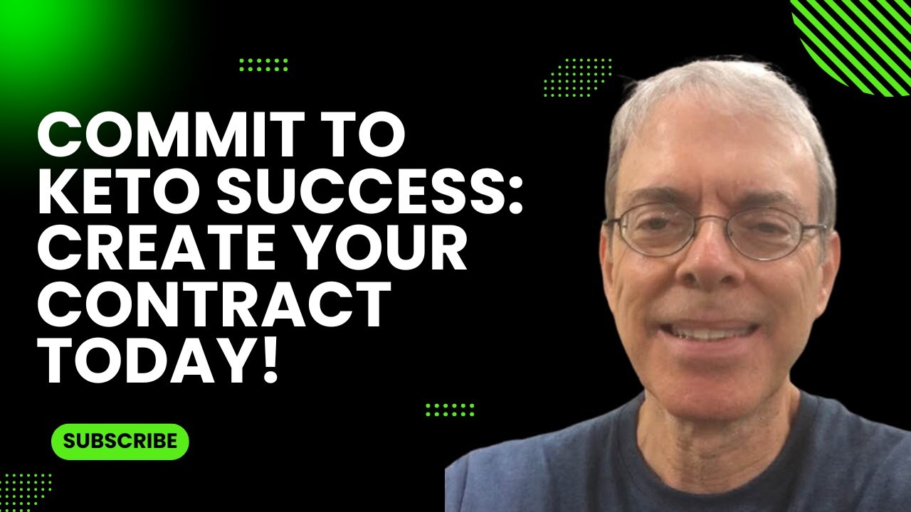 Create A Keto Commitment Contract: Stay Motivated And Achieve Keto ...