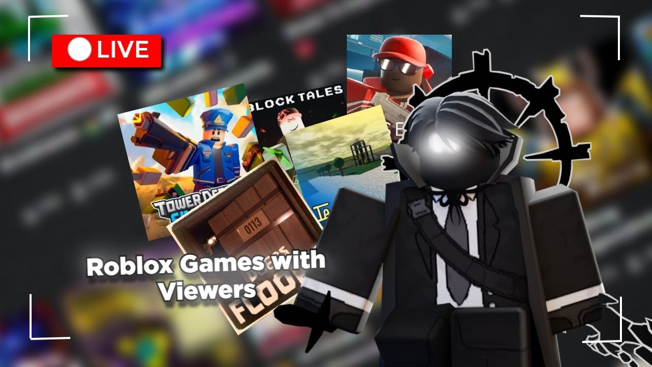 (🔴LIVE) RANDOM GAMES WITH VIEWERS! || ROBLOX - YouTube