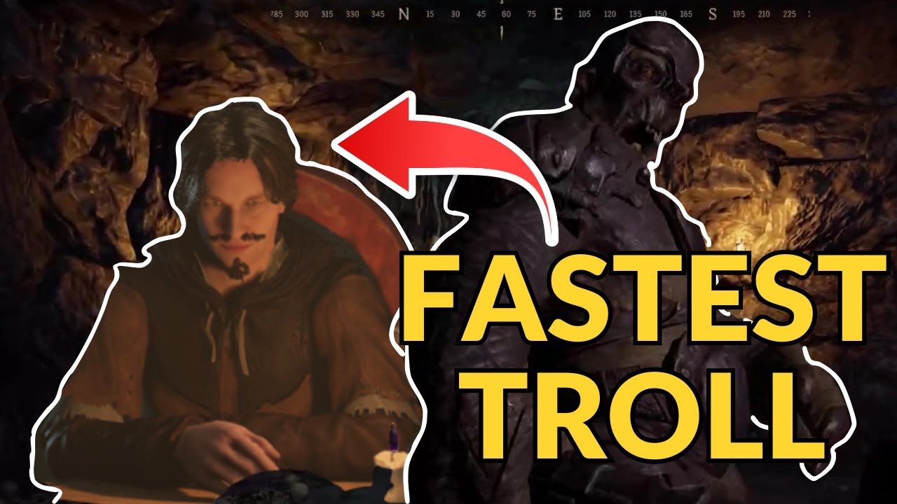 Dark and Darker FASTEST Cave Troll Guide w Bard - YouTube
