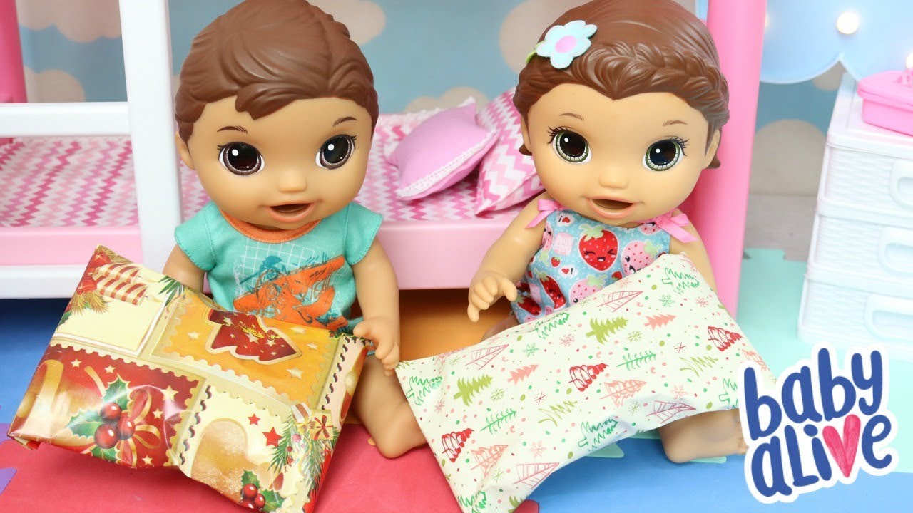 BABY ALIVE FELIPE E LAURA FAZENDO SURPRESA DE NATAL BABY ALIVE FOR FUN ...