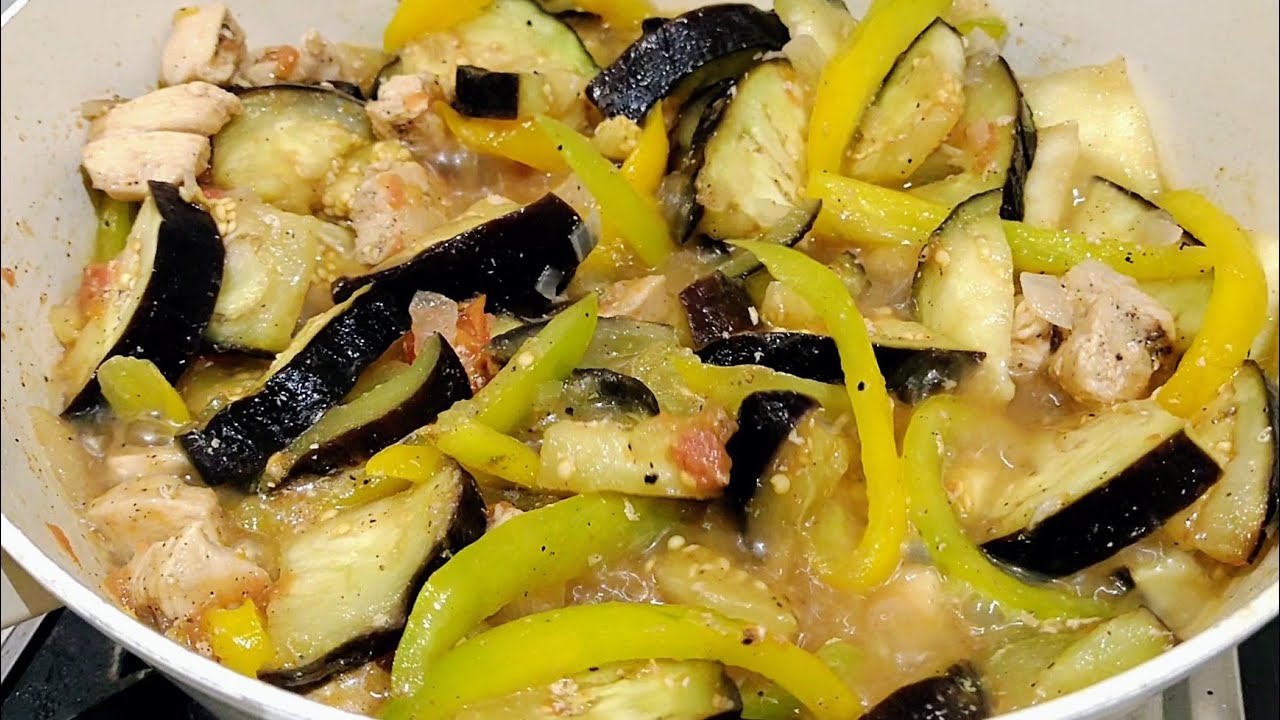 Ginisang Talong at Makopa | Sauteed Eggplant with Bell pepper | Asian ...
