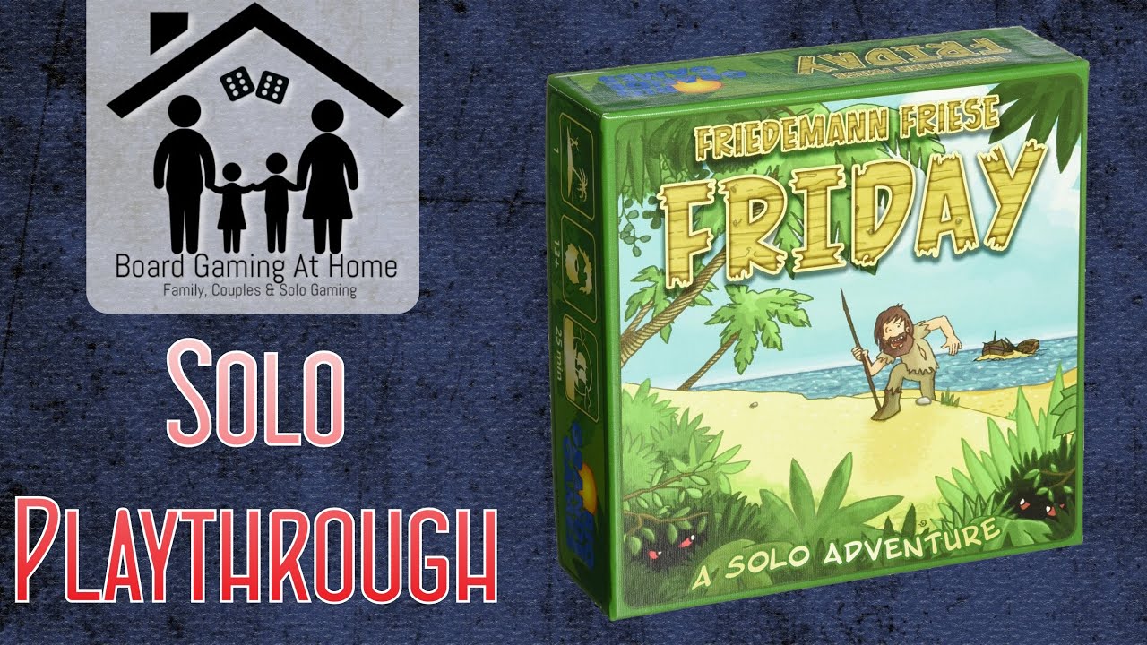 Friday Card Game Solo Playthrough (Gameplay Overview, Runthrough ...