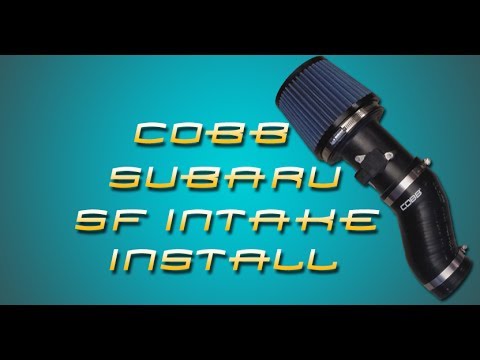 COBB Subaru SF Intake Install Video - YouTube