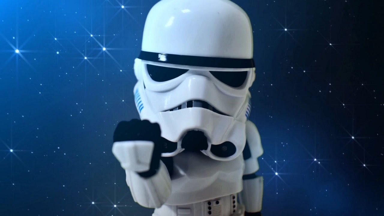 Starwars Stop motion - Little Storm trooper dance - YouTube
