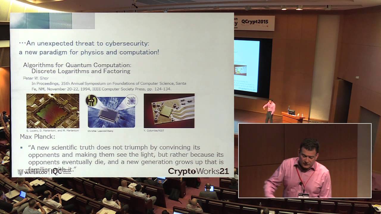 Michele Mosca - Cybersecurity in an era with quantum computers: will we ...