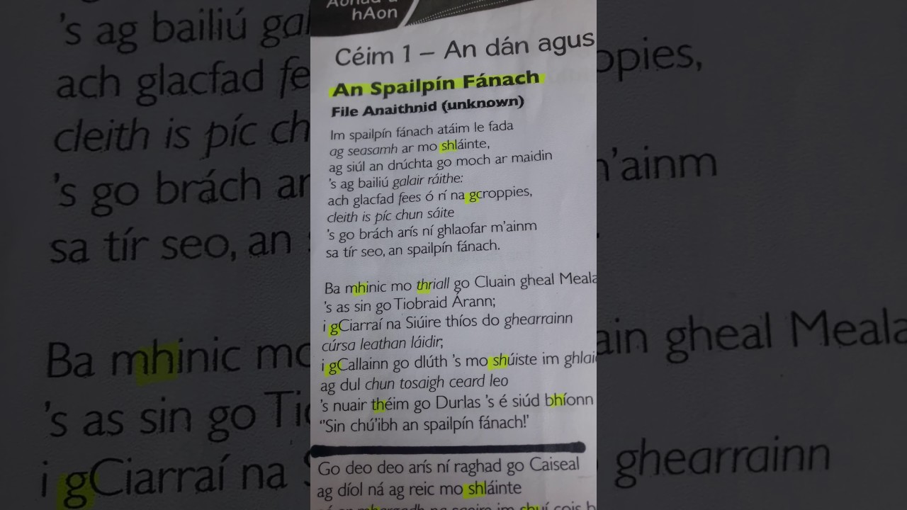 An Spailpín Fánach - YouTube