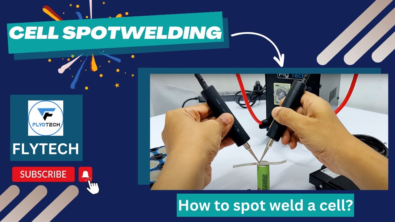 Learn to spot weld a cell by FLYOTEC. Easily learn how to do spot ...