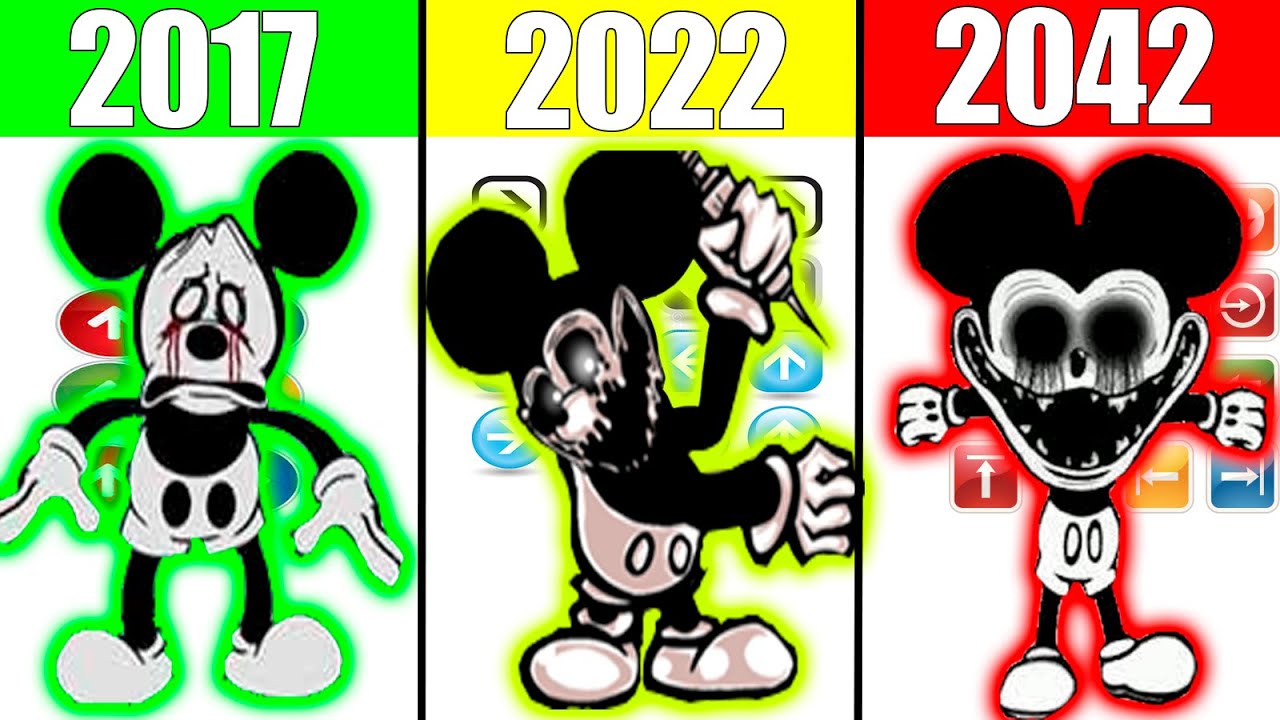 FNF Character Test | A LOT OF MICKEY MOUSE | Gameplay VS Playground ...