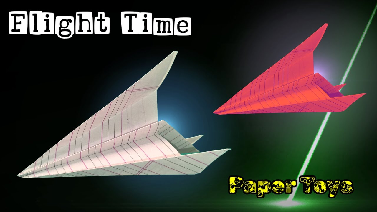 How To Make a Paper Airplane | How To Make a Notebook Paper Aeroplane ...