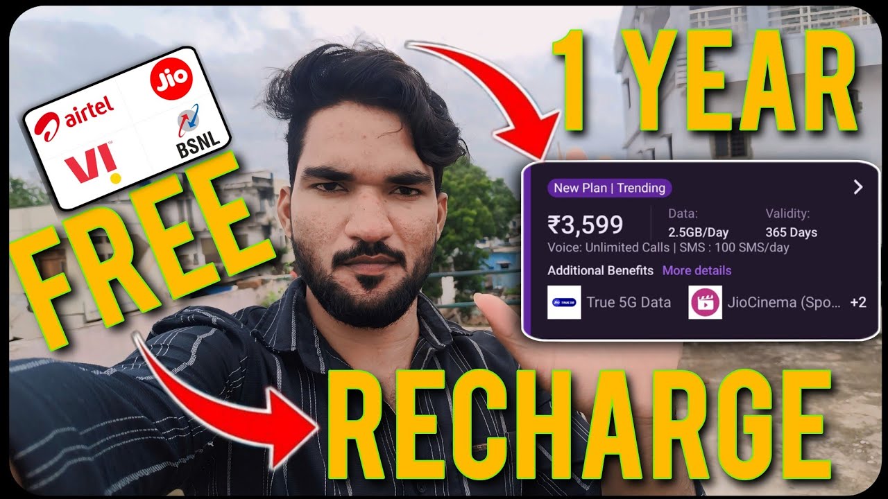 1 Year Free Recharge For Any SIM || Sameer Bro Tech || Sameerbro9903 Free Recharge 🤳 - YouTube