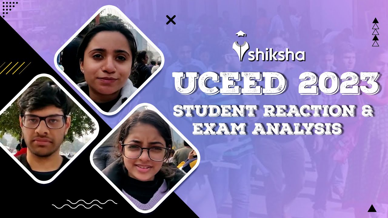 UCEED 2023 Student reactions, exam analysis, expected cut-off - YouTube