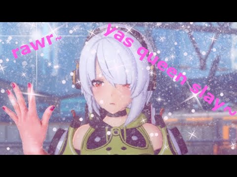 "*howl* I've mutated into a monster. Rawr~" in all languages [CN / EN ...