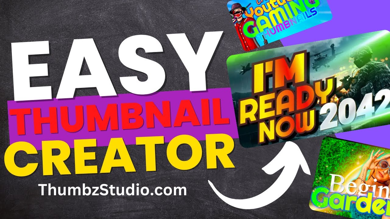 Easy Gaming YouTube Thumbnail Creator Tool for YouTube Thumbnails - YouTube