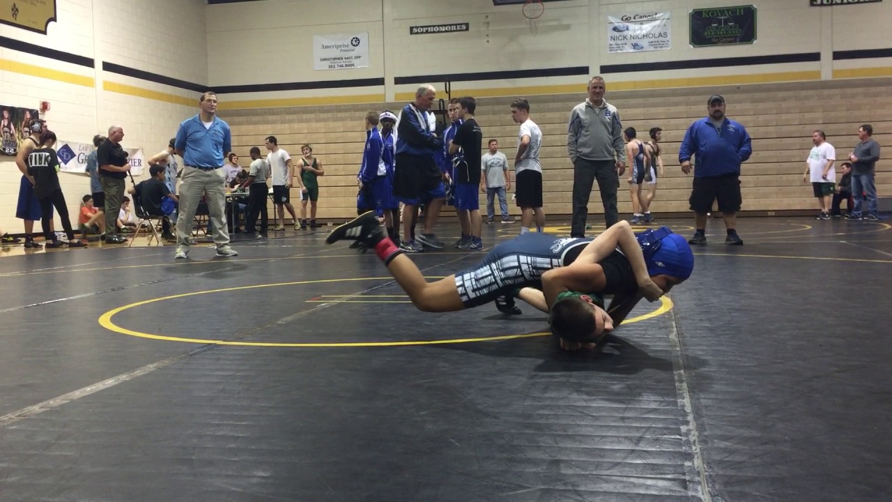 Girl pins boy! Kayleen wrestling BOYS 2015 - YouTube