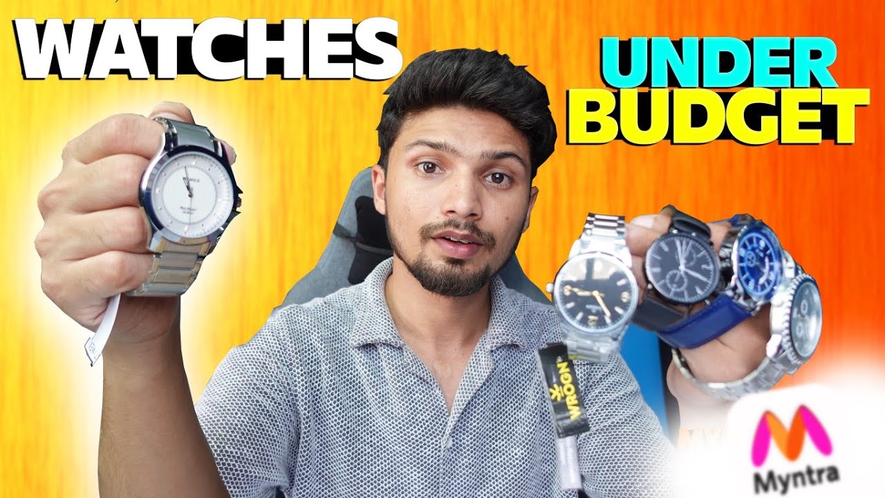 Best Casual Watches for Men Under 500 Rs From Myntra EORS - Timex - YouTube