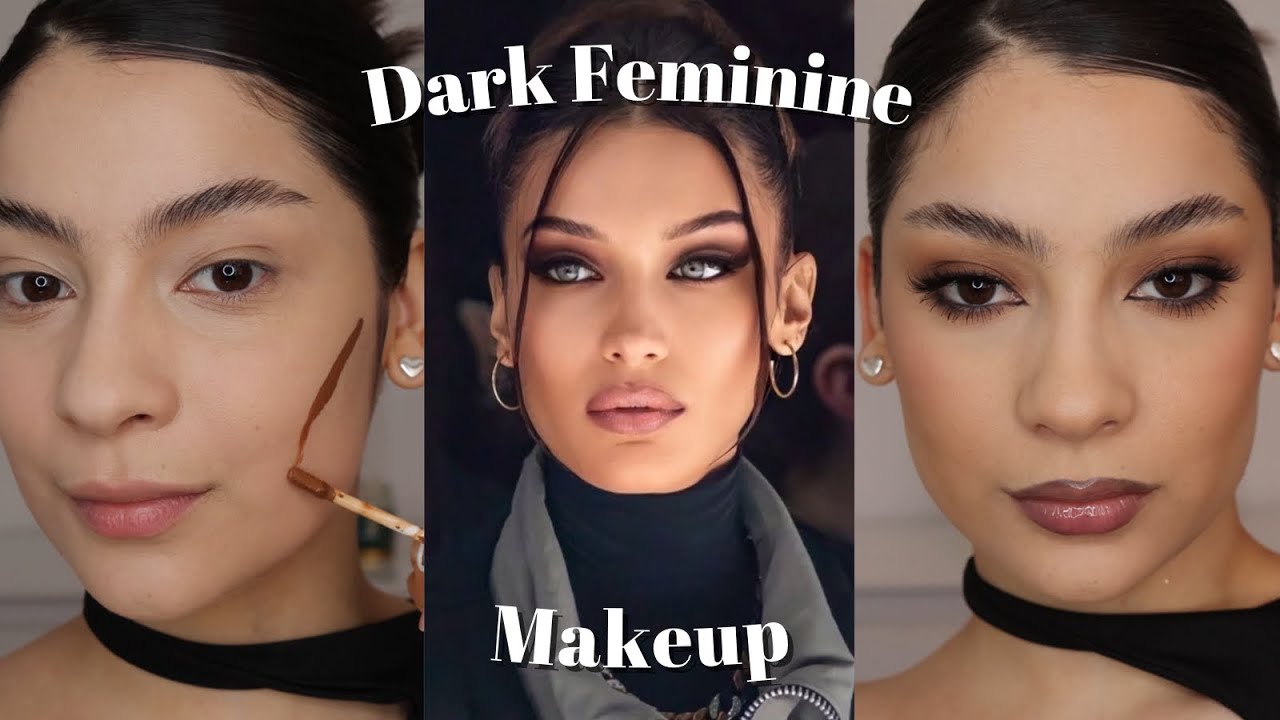 Recreando el look maquillaje 'DARK FEMININE' | @camilaaldanar - YouTube