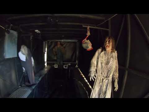 MAX CUBBINS TERROR TOWERS GHOST TRAIN (onride) at Manchester Trafford Centre Spookfest 29/10/2021