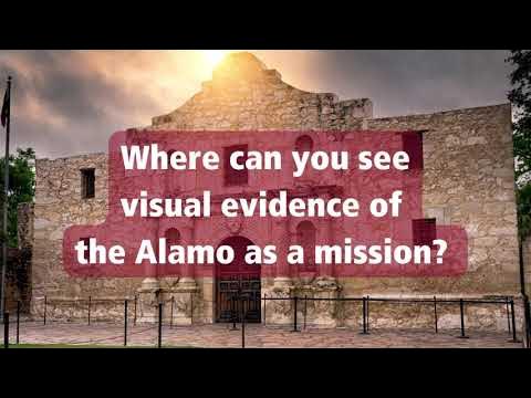 Ask The Alamo - Where can you see visual evidence of the Alamo as a ...