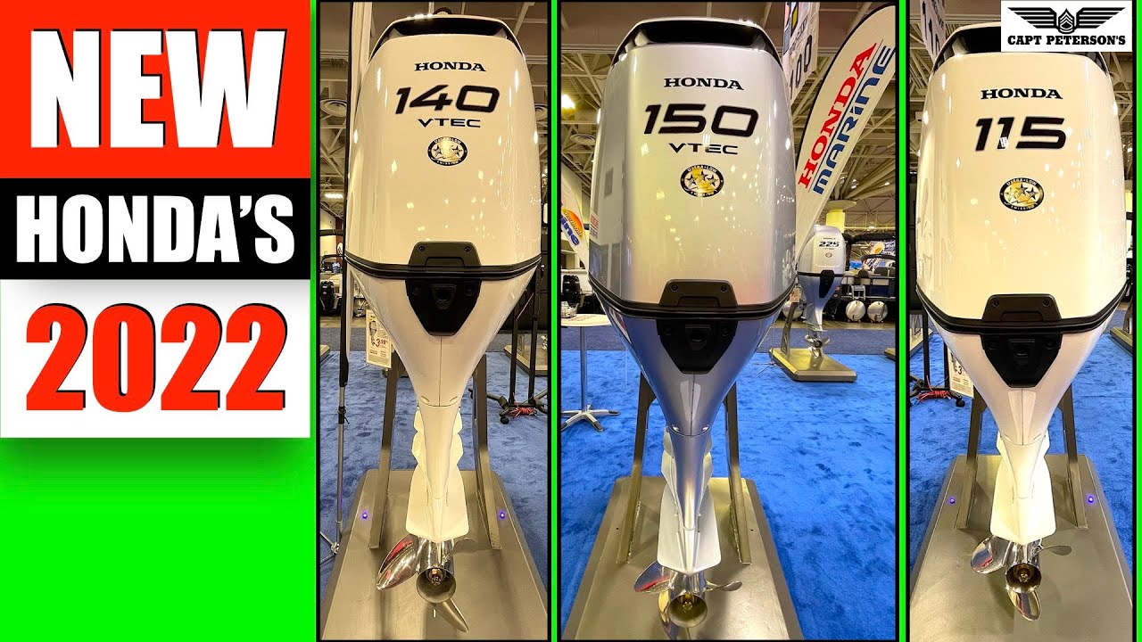 New 2022 Honda Outboards - First Look at 150 HP VTEC, 150 HP VTEC, and ...