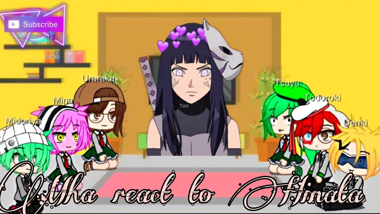 Mha react to Hinata Hyuga - YouTube
