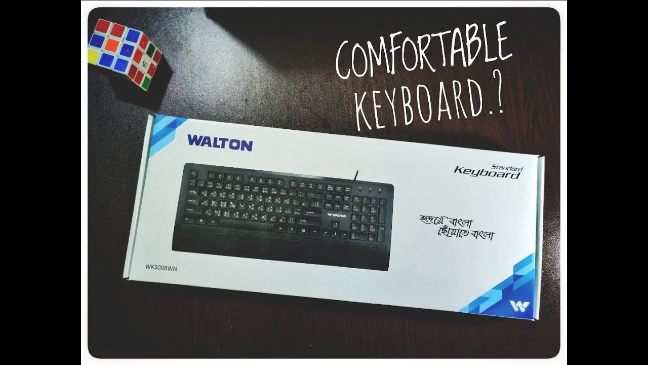 WALTON KEYBOARD MODEL WKS008WN, BUDGET COMFORTABLE TYPING WITH PALM ...