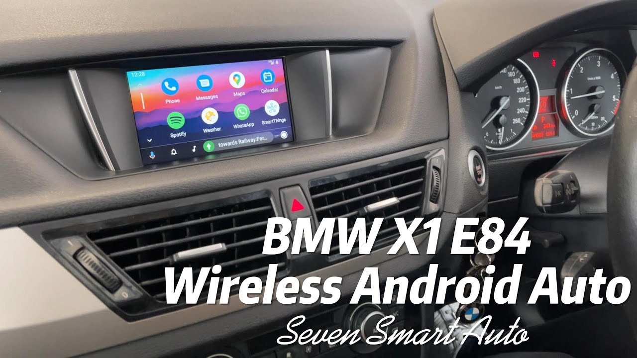 BMW X1 E84 09-15 Retrofitted Wireless Android Auto - YouTube