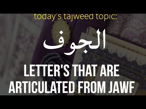 AL-JAWF | TAJWEED LESSON | الجوف | THE EMPTY SPACE IN THE THROAT AND ...