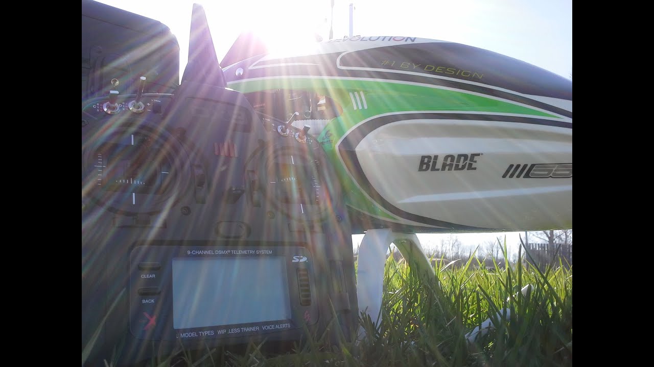 Blade 550X / DX9 Black Edition (first test flight) - YouTube