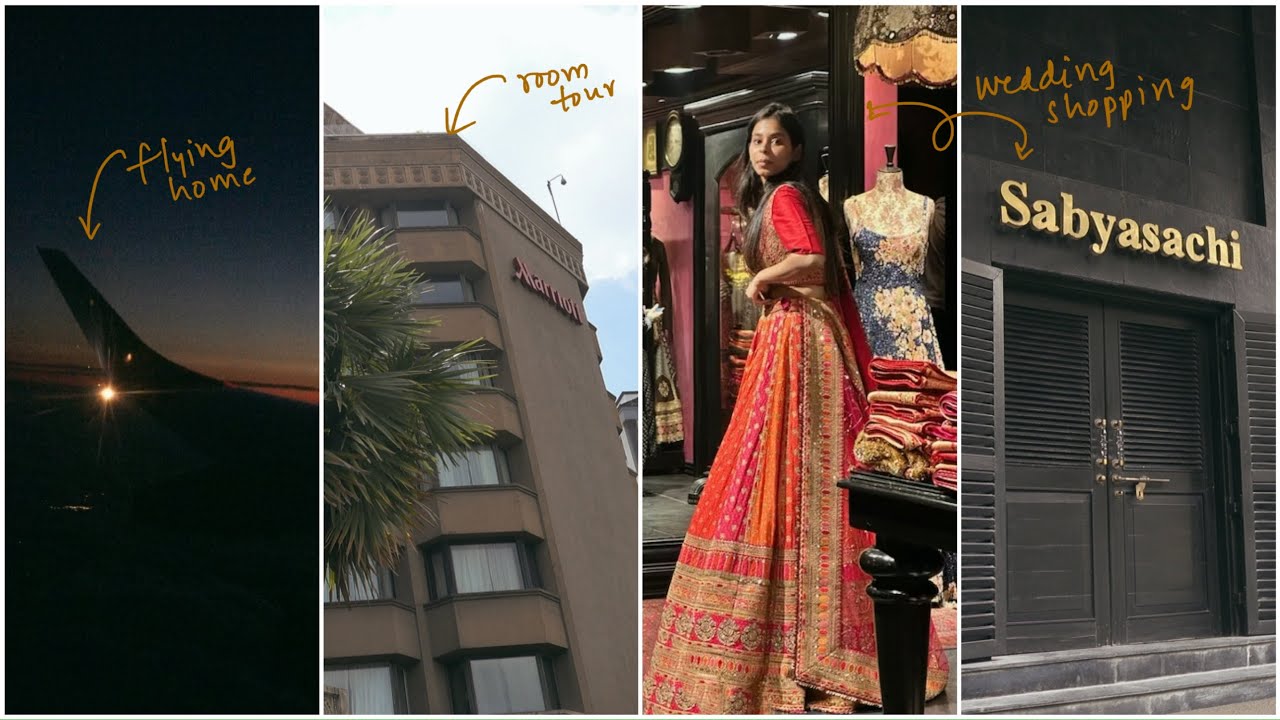 MxS Wedding Series Vlog 1 | SYR - HYD | Marriott Tank bund Room Tour ...