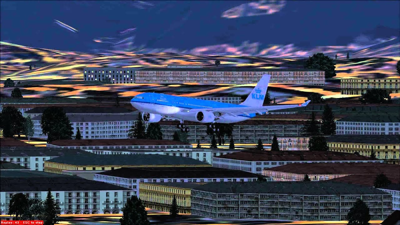 FSX: KLM Airbus A330-300 @ Rio de Janeiro-Galeão International Airport ...