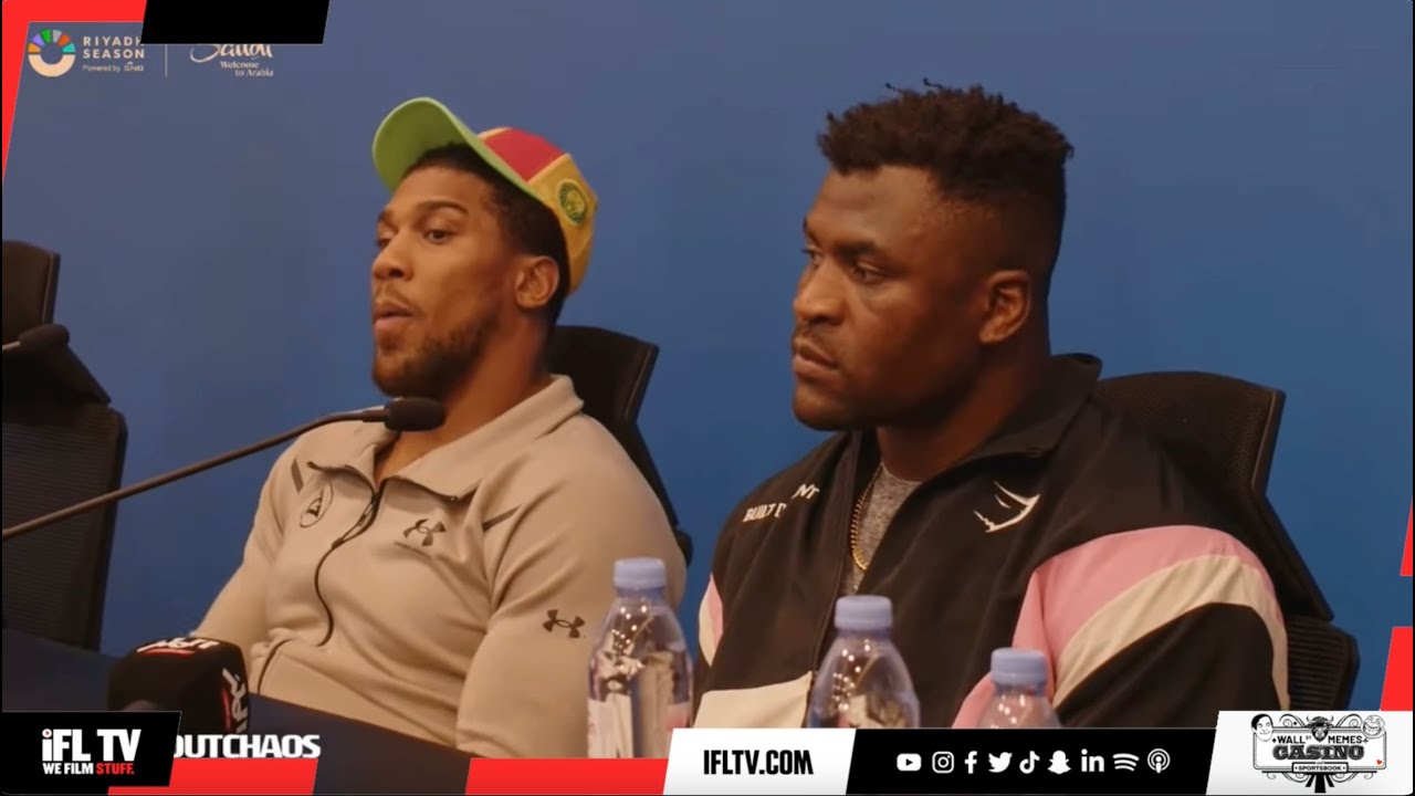 ANTHONY JOSHUA BRUTALLY CLAPS BACK AT MMA REPORTER AT POST FIGHT ...