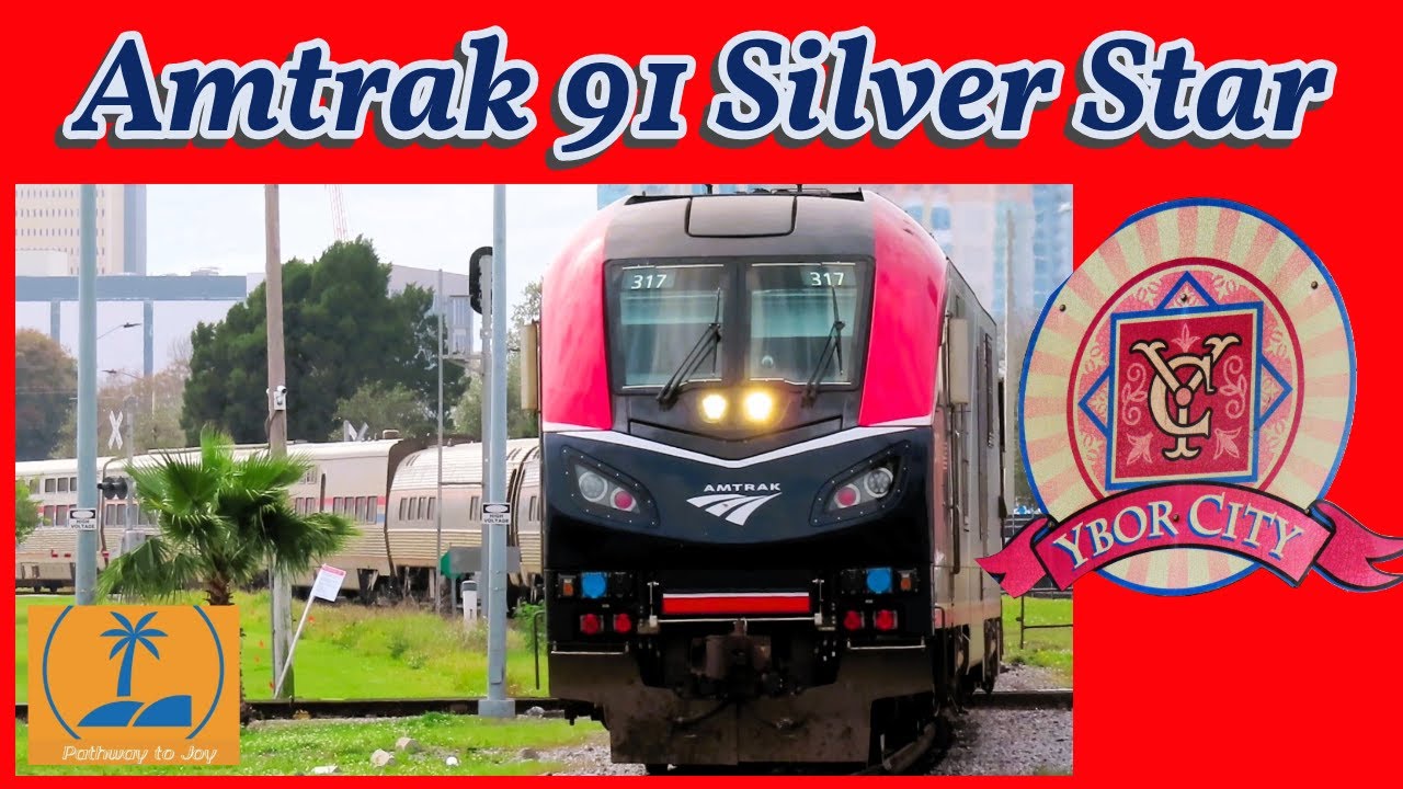 Amtrak 91 Silver Star Ybor City #train - YouTube