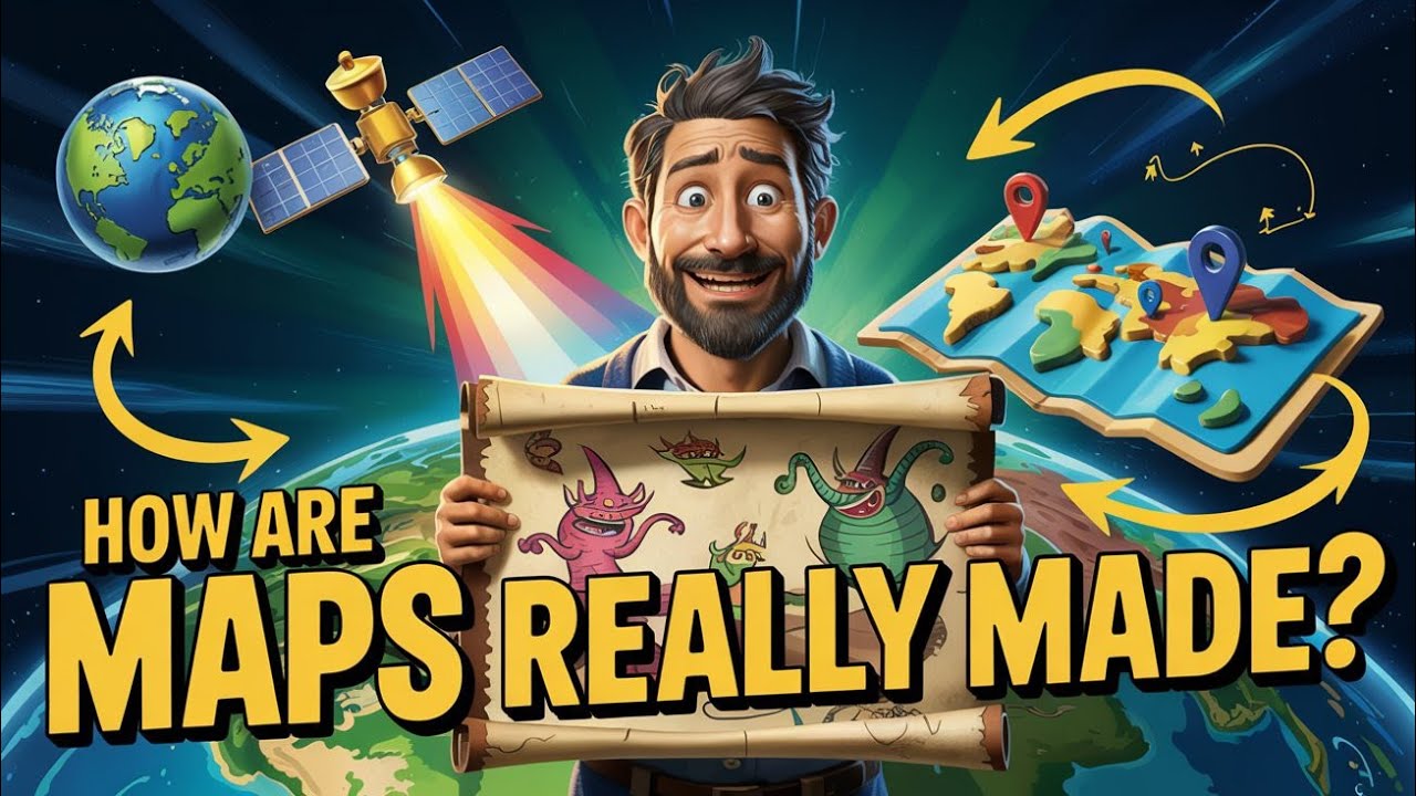 "How Maps Are REALLY Made! (Fun Facts You Didn’t Know)" - YouTube