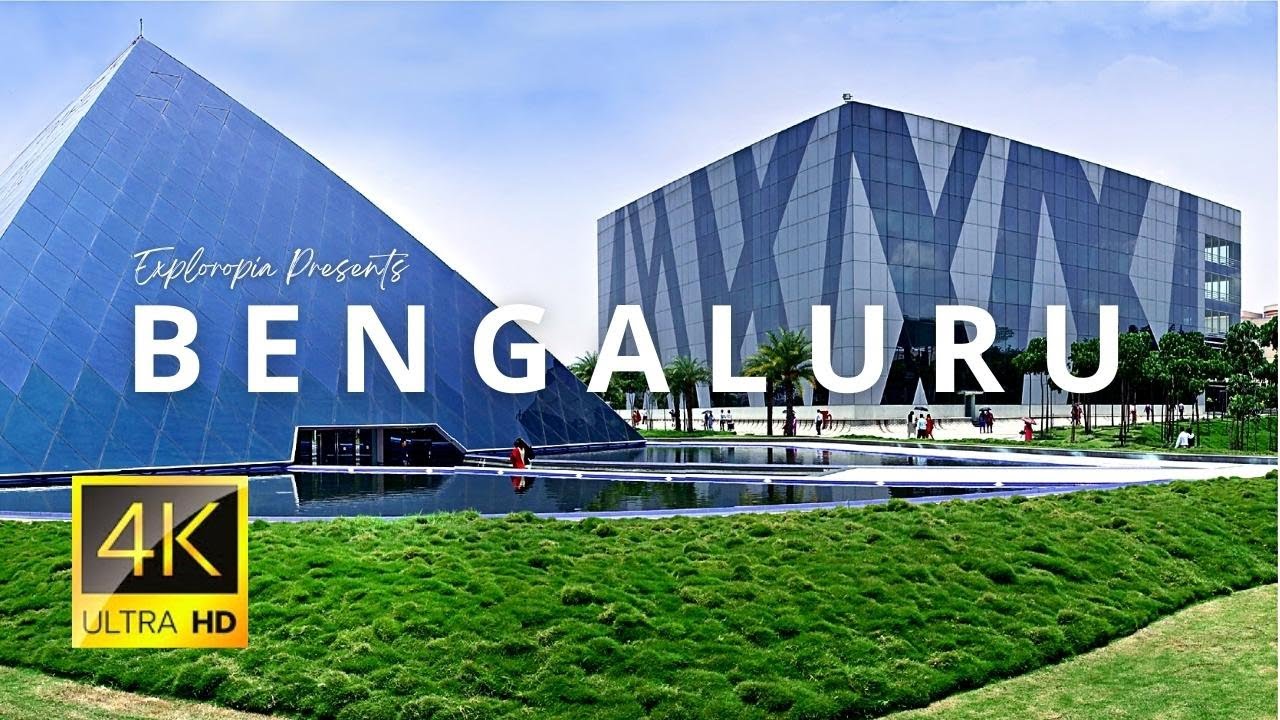 Bengaluru, (Bangalore), India 🇮🇳 in 4K 60FPS ULTRA HD HDR Drone Video ...