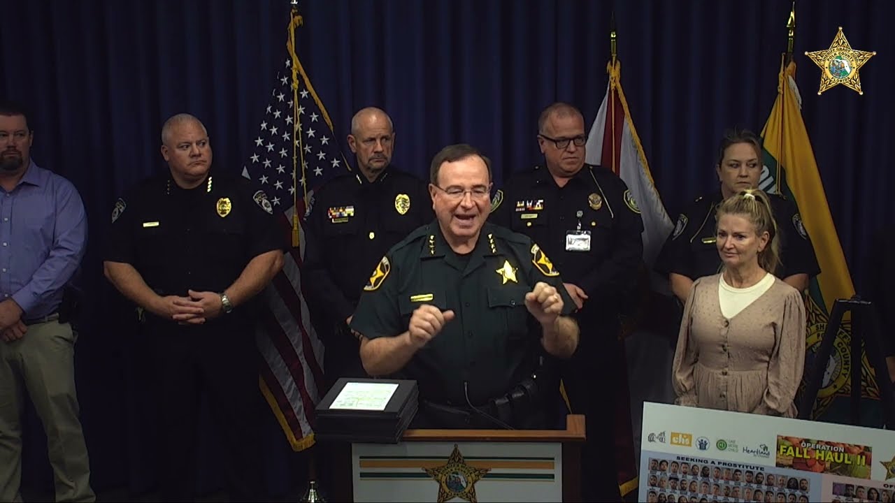 News conference: Operation Fall Haul 2 - Human Trafficking - YouTube