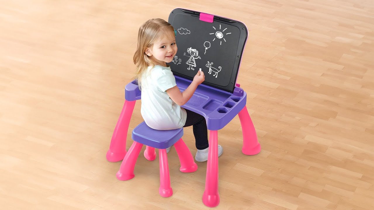 VTech Touch & Learn Activity Desk Deluxe - YouTube