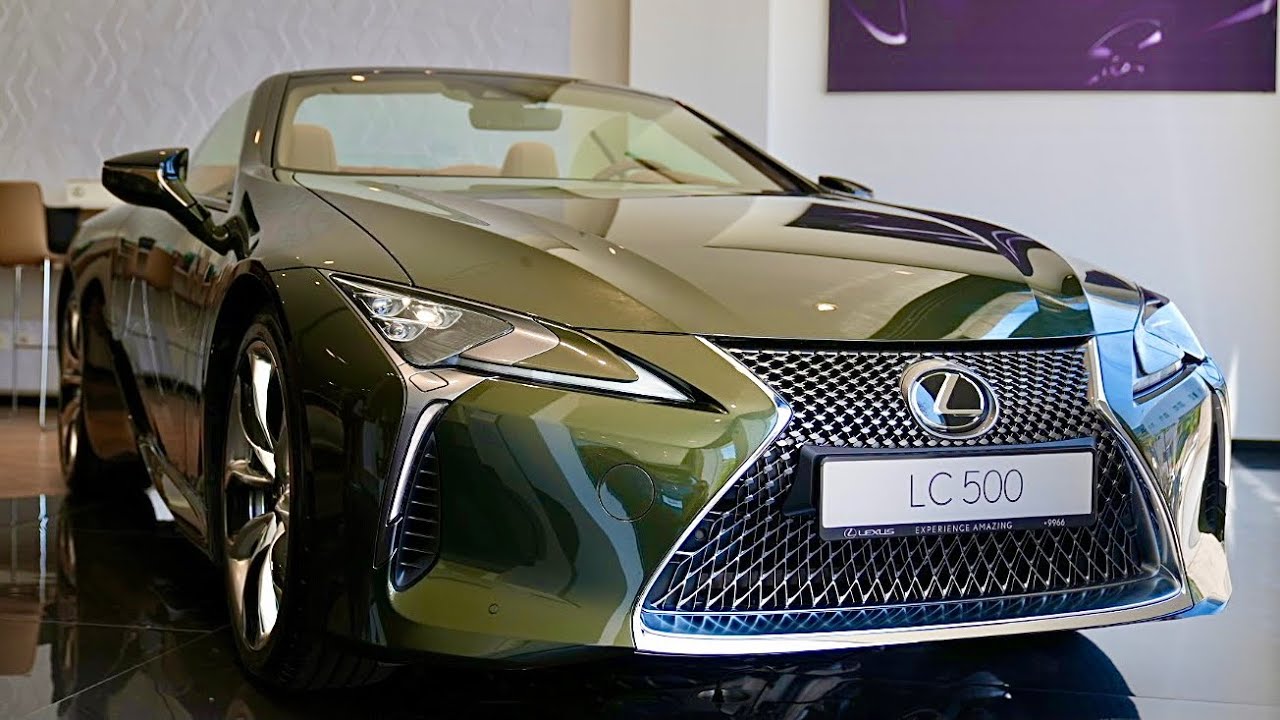 Lexus LC500 Convertible Interior and exterior (2021) - YouTube
