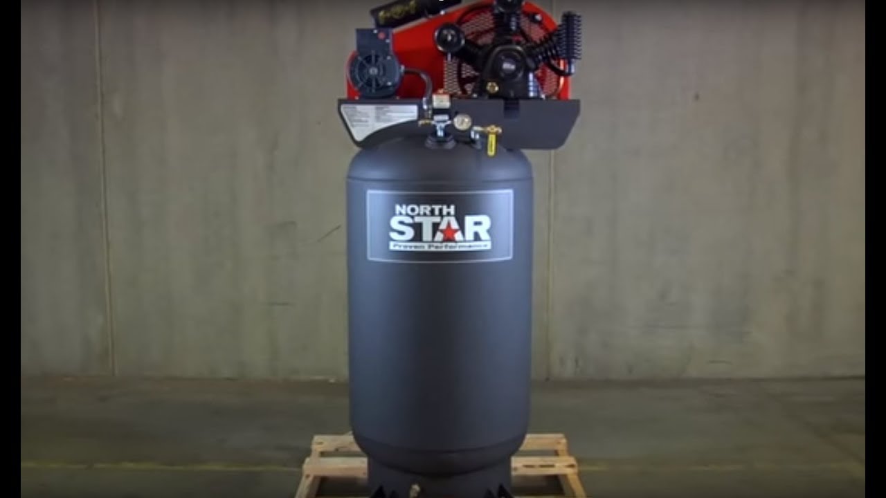 NorthStar Electric Air Compressor - 7.5 HP, 80-Gallon Vertical, 230 ...