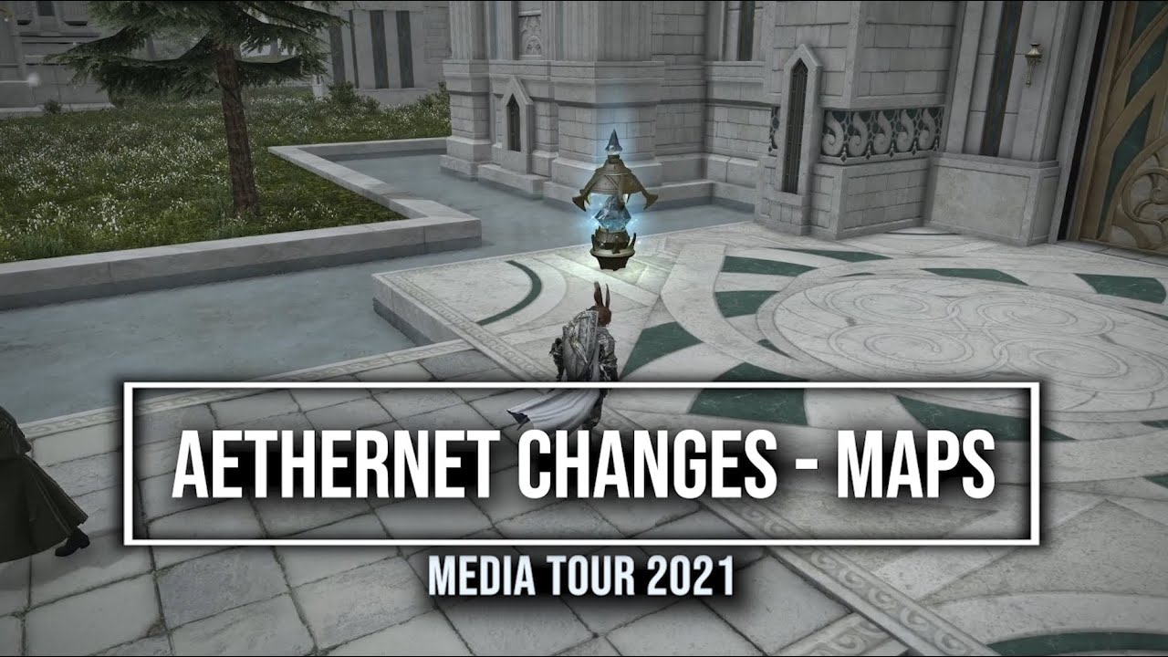FFXIV: Aethernet Map Changes & QoL - Media Tour 2021 - YouTube