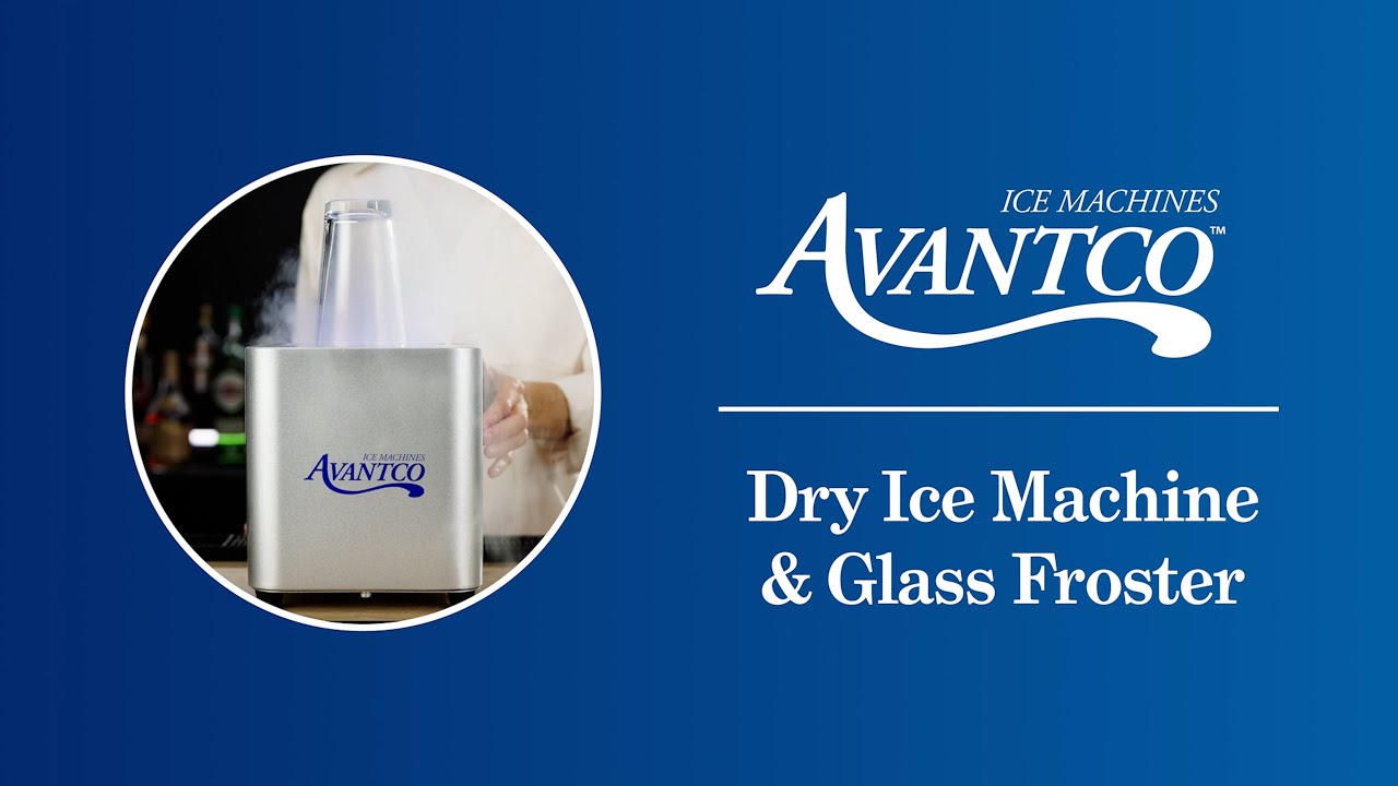 Avantco Ice Machine & Glass Froster - YouTube