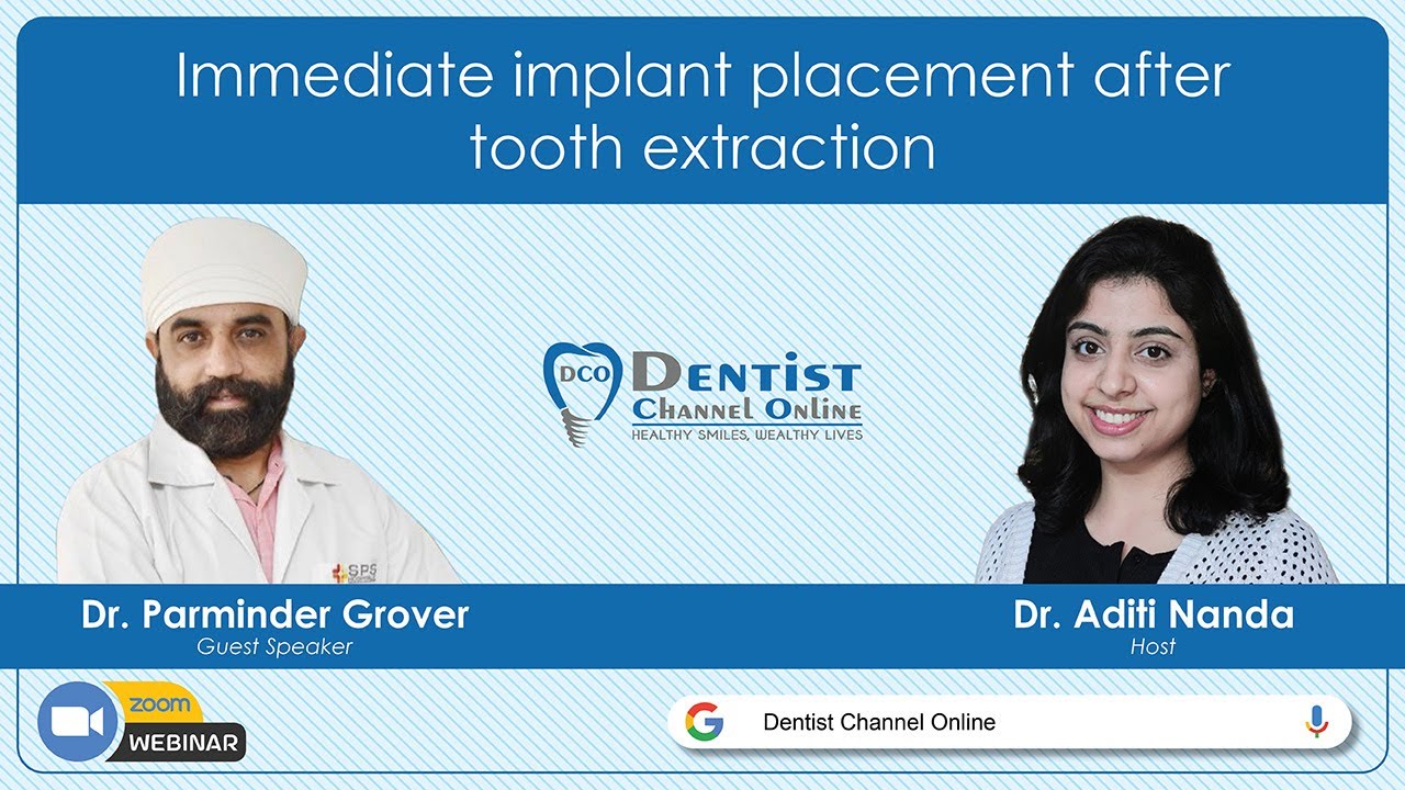 Immediate Implant Placement After Tooth Extraction - YouTube