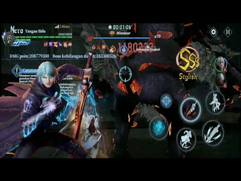Boss Hunt HAH - S Minotaur Tips Lineup Nero Devil Bringer (Devil May Cry) (Peak of Combat) - YouTube