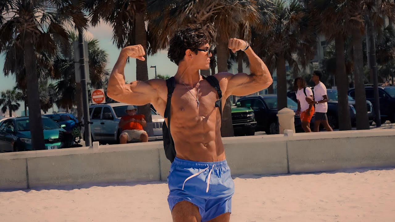 Gym Bros Shredded at the Beach - YouTube