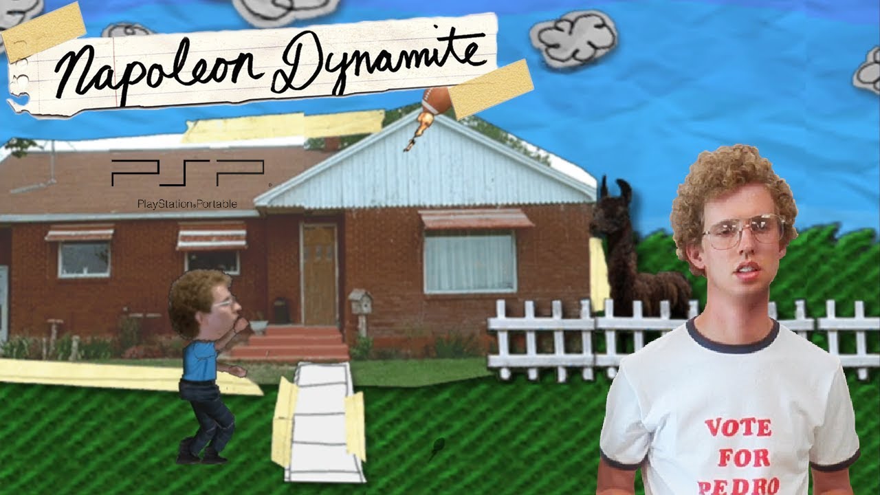 Let's Play Napoleon Dynamite The Game PSP - Pretty Okay Minigames - YouTube