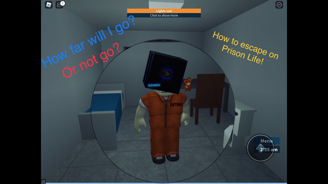 How to escape on prison life? - YouTube