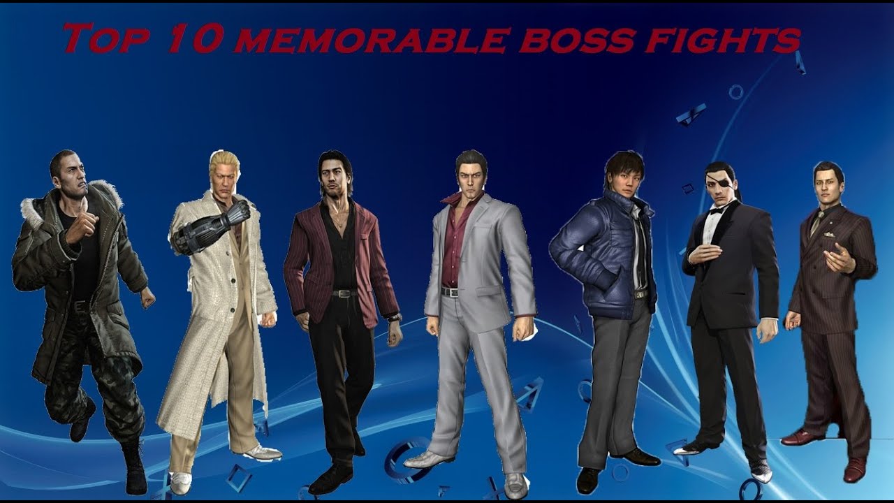 Top 10 Most Memorable Boss Fights From The Yakuza Series. - YouTube