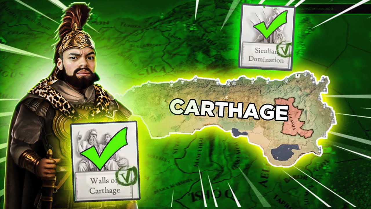 Tunisian man plays as CARTHAGE in Imperator: Rome - YouTube