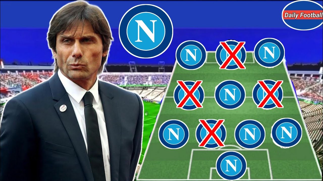 Antonio Conte's Lineup's For Napoli In 25/26 😍 Napoli Predicted Lineup ...